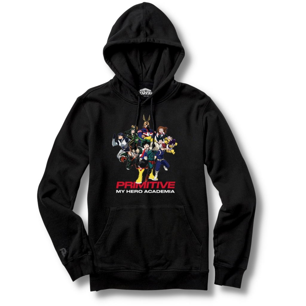 Primitive x My Hero Academia: My Hero Academia Hood (Black) – 2nd To None