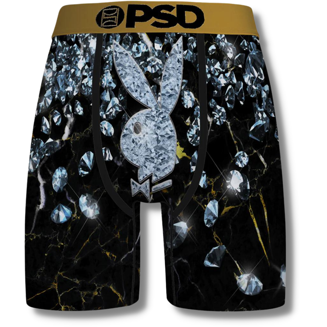 PSD Underwear Playboy Iced Bunny (Black) - 2nd To None